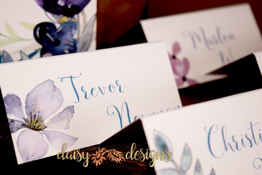 Devine Table Numbers and Seating Cards by Daisy Designs