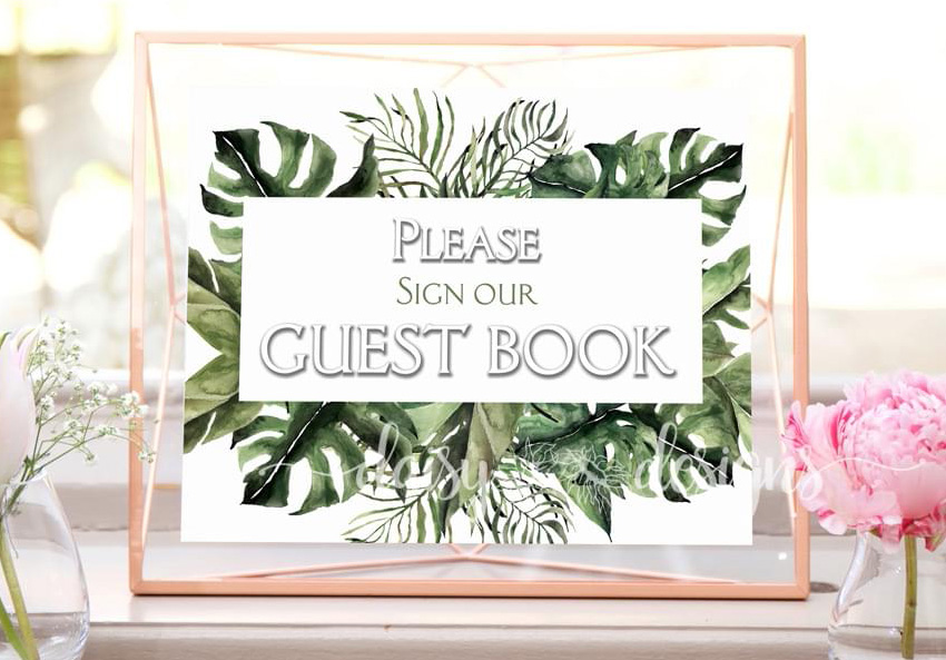 Tropical Palms Signage by Daisy Designs of Ottawa